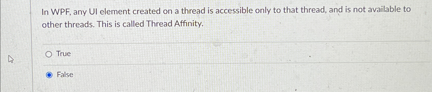 Solved In Wpf ﻿any Ui Element Created On A Thread Is 