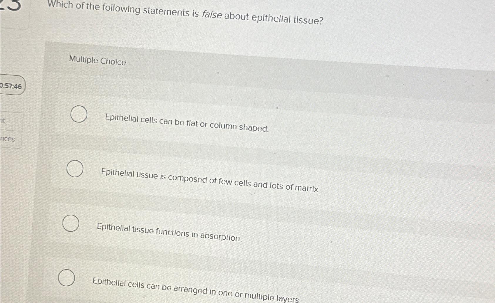 Solved Which of the following statements is false about | Chegg.com