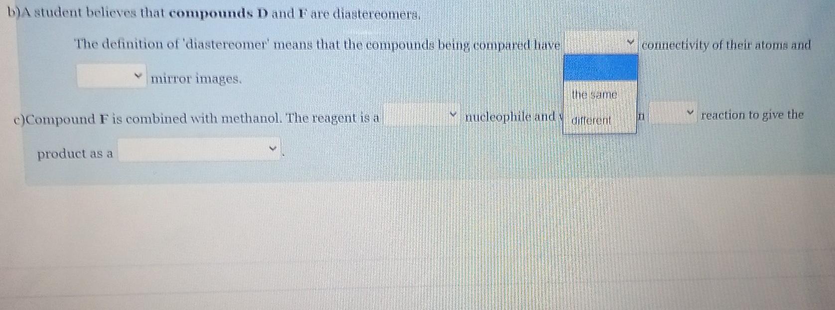 Solved Compound F is shown below. CH. C₂H5 H Compound F | Chegg.com