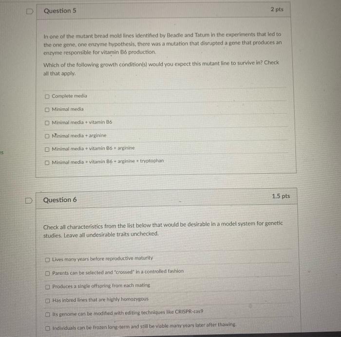 Solved In one of the mutant bread mold lines identified by | Chegg.com