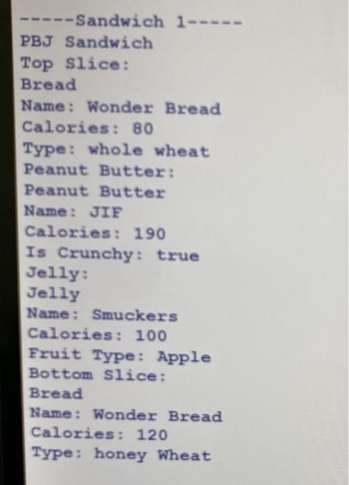 Solved Objective: Practice object-oriented principles by | Chegg.com