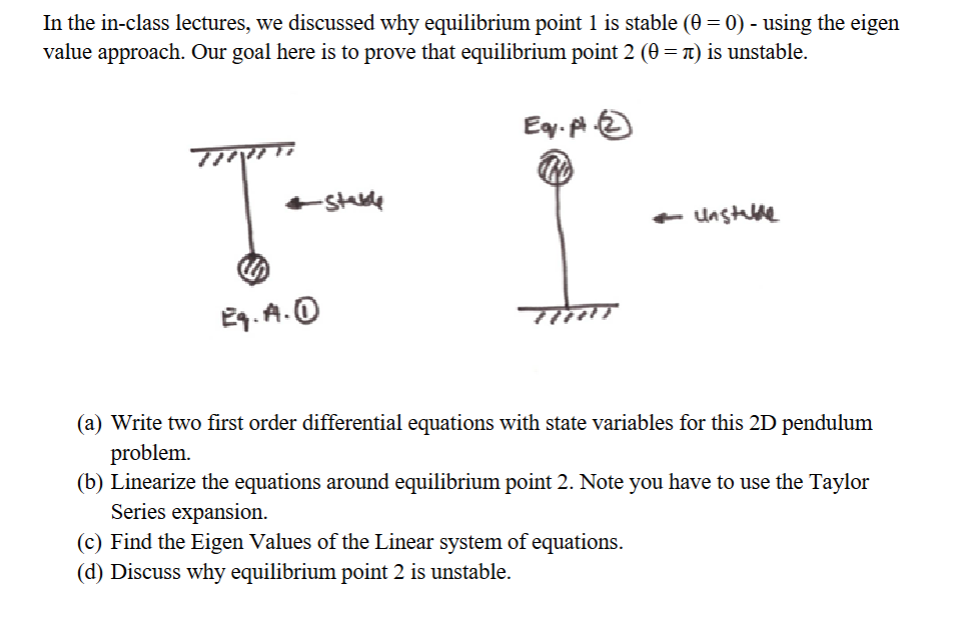 Solved In the in-class lectures, we discussed why | Chegg.com