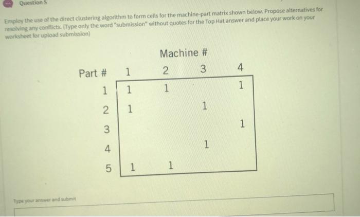 Questions Employ the use of the direct clustering | Chegg.com