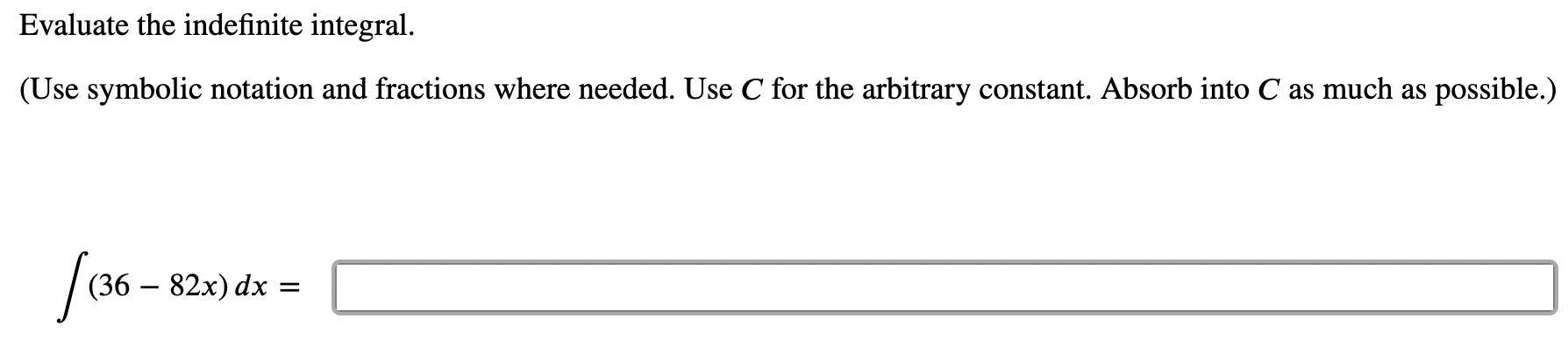 Solved Evaluate the indefinite integral.(Use symbolic | Chegg.com