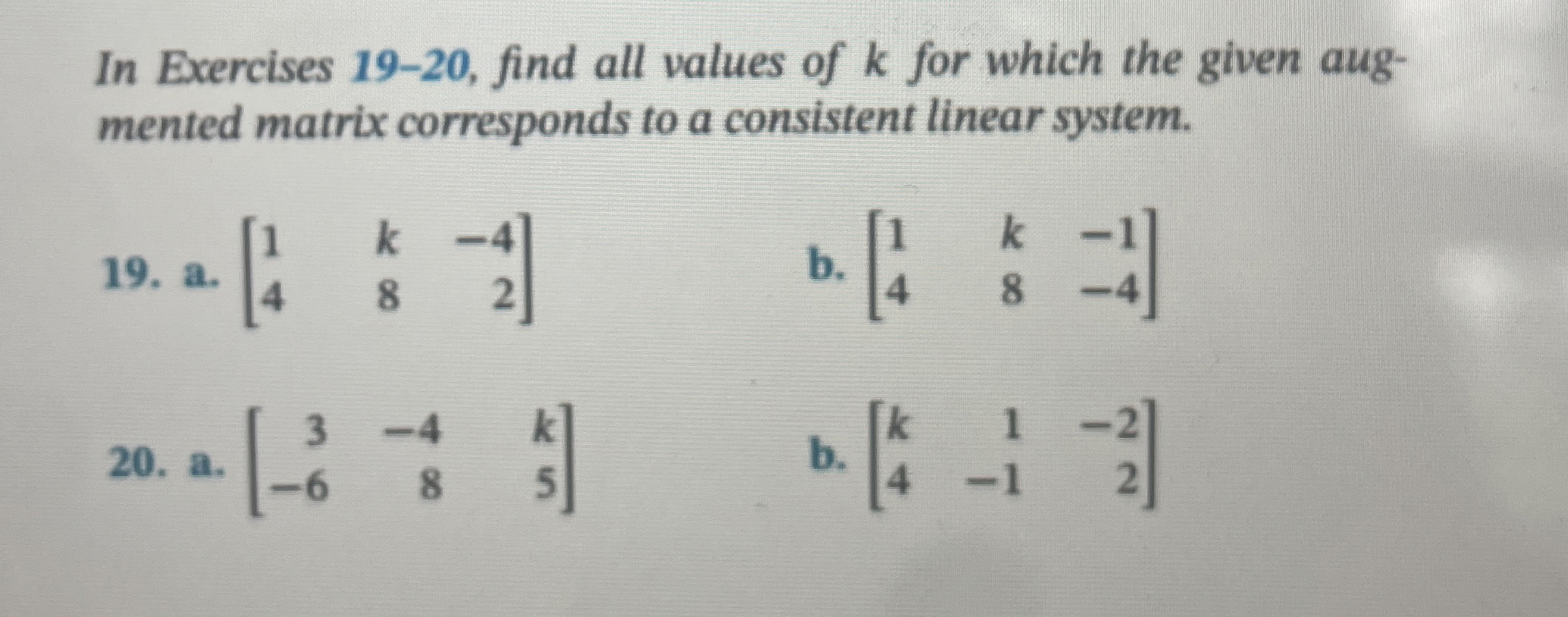 Solved ]):}In Exercises 15-16, ﻿each linear system has | Chegg.com