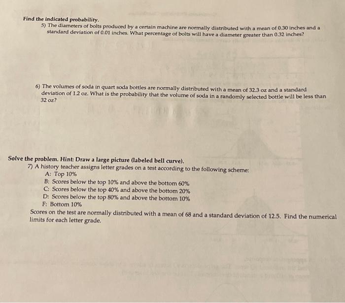 Solved 1) What is the probability that the random variable | Chegg.com