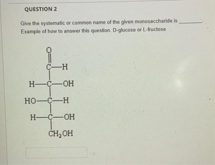 Solved Give the systematic or common name of the given | Chegg.com