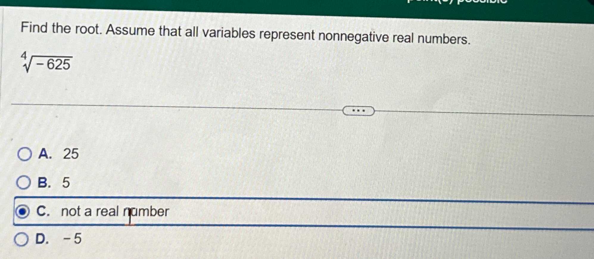 Solved Find the root. Assume that all variables represent | Chegg.com Solved Find the root. Assume that all variables represent | Chegg.com