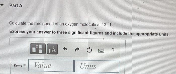 Solved Determine how many times per second each molecule | Chegg.com