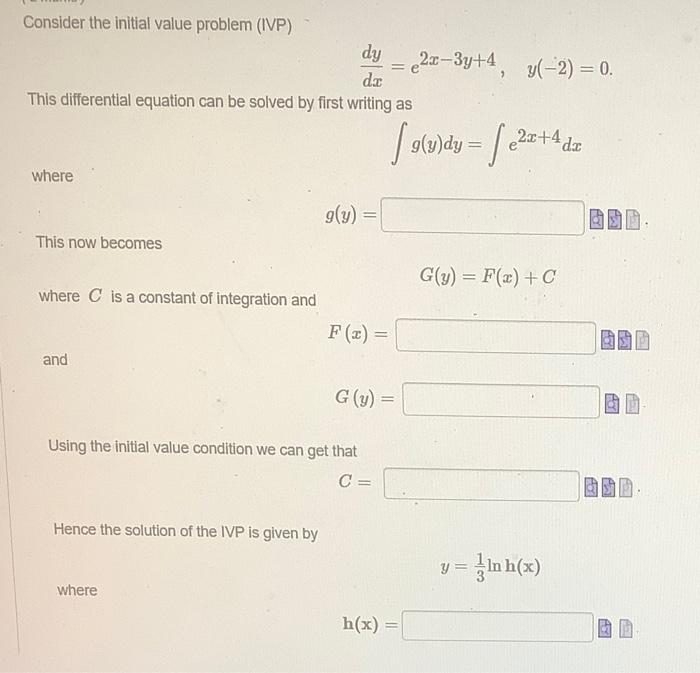 Solved Consider the initial value problem (IVP) dy = 2x-3y+4 | Chegg.com