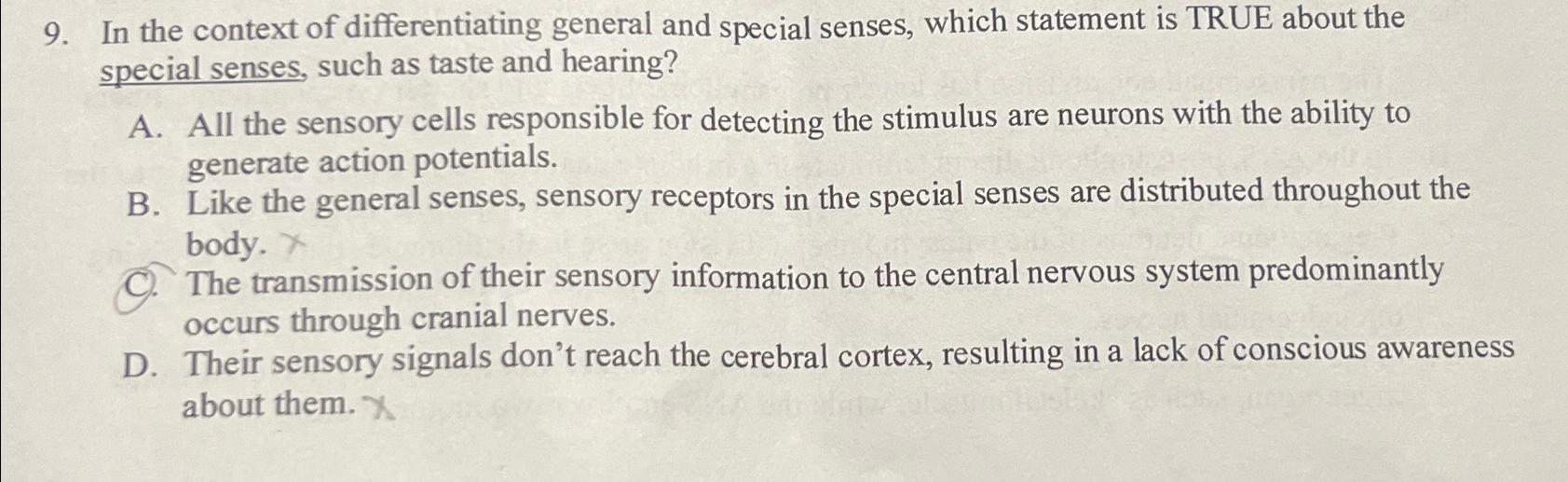 Solved In the context of differentiating general and special | Chegg.com