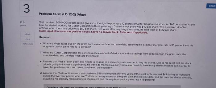 Solved Problem 12-23 (LO 12-1) (Algo) North incorporated is | Chegg.com
