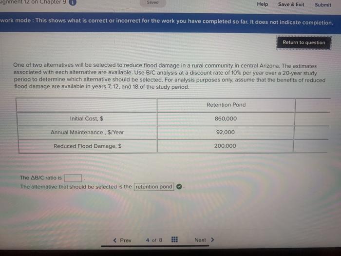 Solved ignment 12 on Chapter 9 i Saved Help Save & Exit | Chegg.com