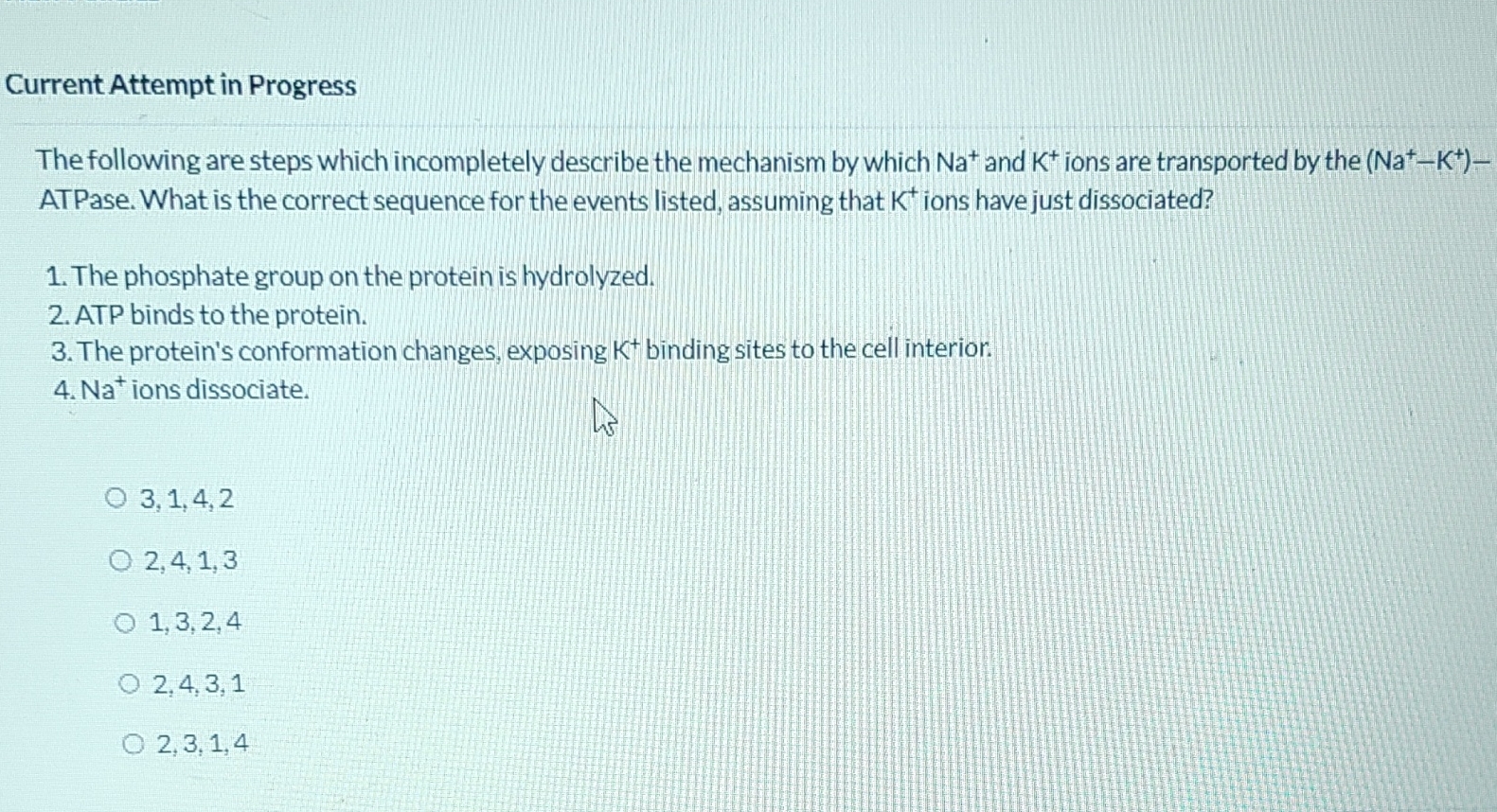 Solved Current Attempt in ProgressThe following are steps | Chegg.com