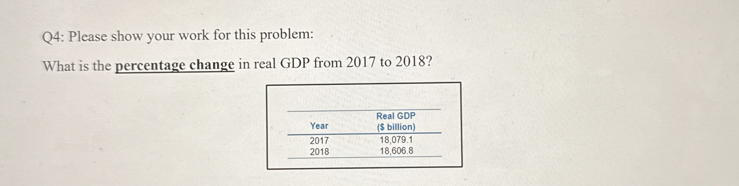 Q4: Please show your work for this problem:What is | Chegg.com