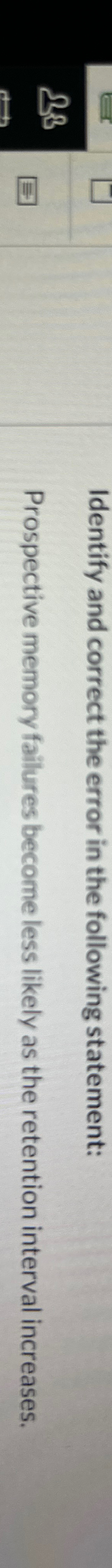 Solved Identify and correct the error in the following | Chegg.com