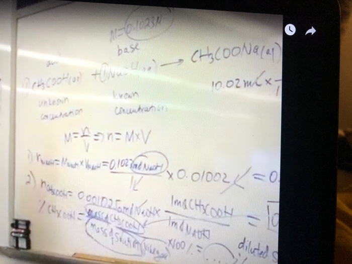 Solved calculate the colume in liters, mass, mass percent | Chegg.com
