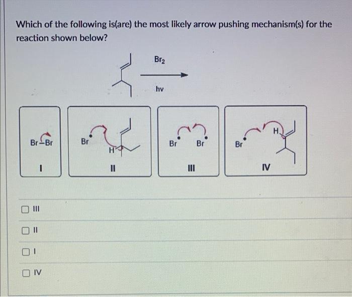 Solved Which of the following is(are) the most likely arrow | Chegg.com