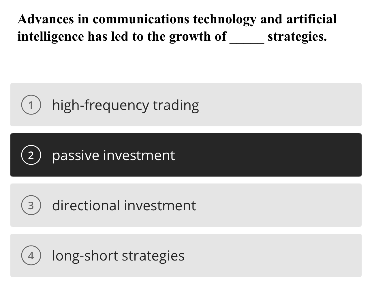 Solved Advances in communications technology and artificial | Chegg.com