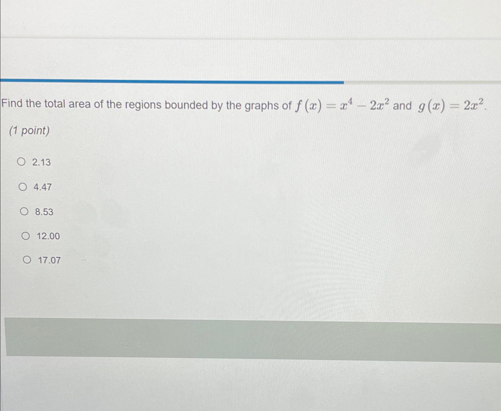 Solved Find the total area of the regions bounded by the | Chegg.com