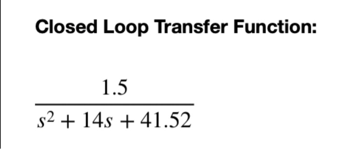 Solved Task 7: Steady state error • Calculate the steady | Chegg.com