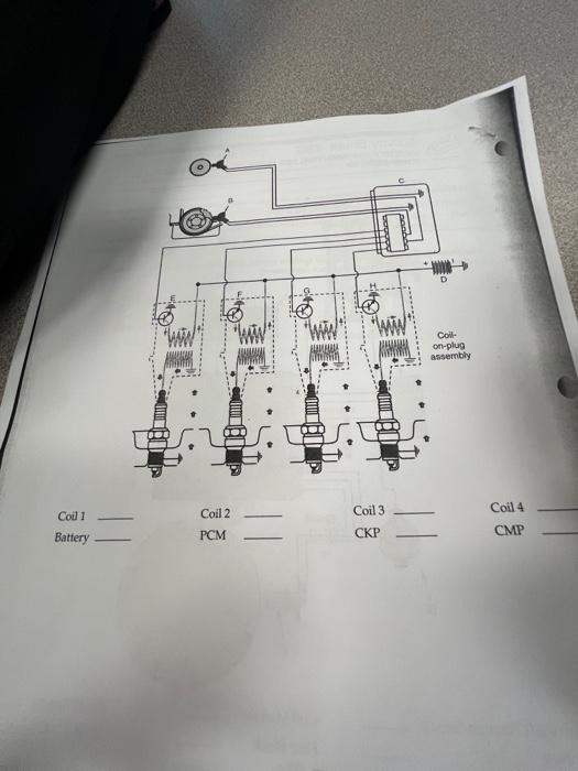 Solved Coul 1 Coil 2 Coil 3 Coil 4 Battery PCM−CKP | Chegg.com