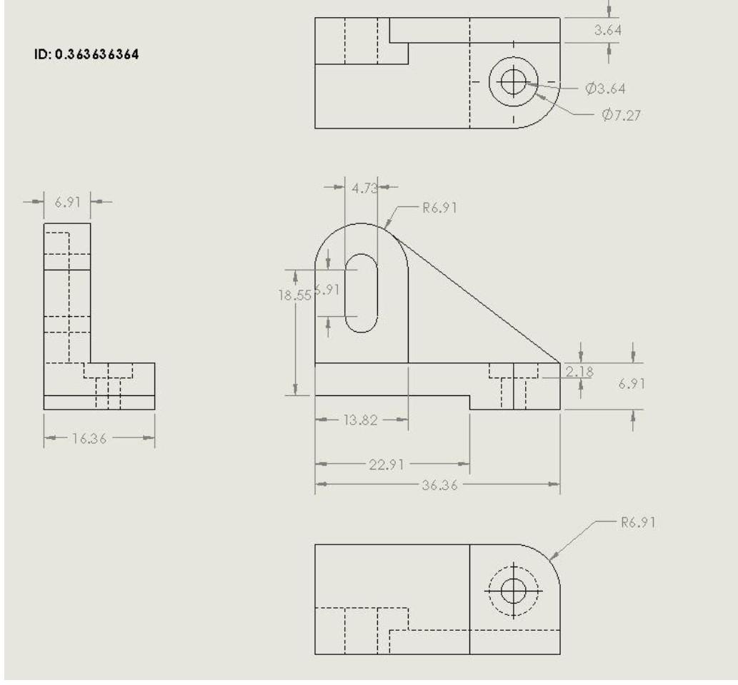 Solved Q3 INSTRUCTION: Draw the 3D CI Bracket as shown in | Chegg.com