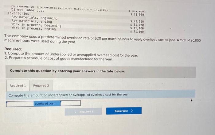 Solved Exercise 3-7 (Algo) Applying Overhead; Cost of Goods | Chegg.com