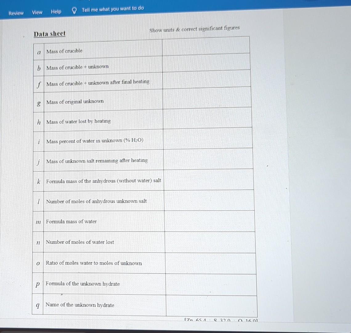 Solved Tell me what you want to do Data slicet Show units | Chegg.com
