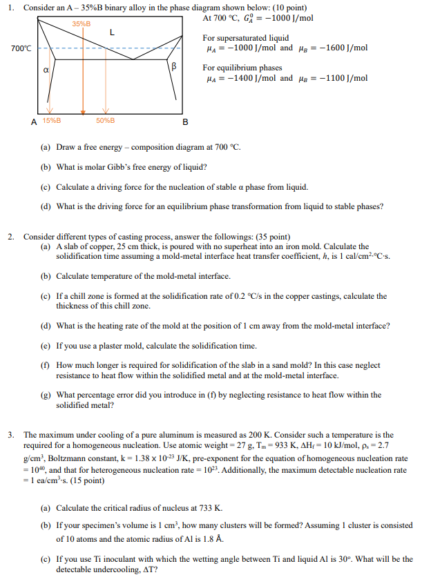 Solved 4. A Ge-Ga ingot containing 10 ppm Ga is solidified | Chegg.com