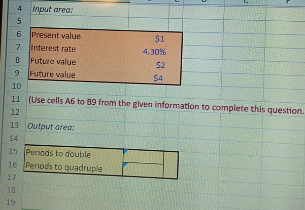 Solved at 4.3 ﻿percent interest,how long does it take to | Chegg.com