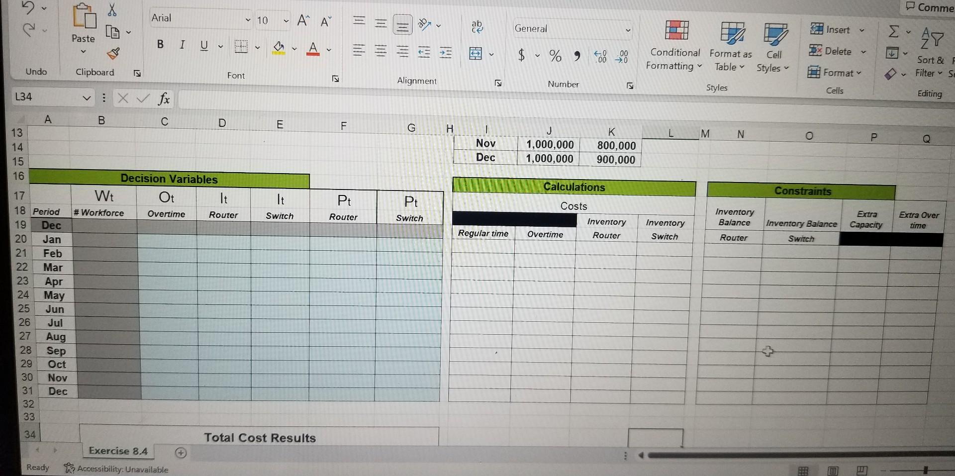 Solved 1.Express the capacity constraints in terms of the | Chegg.com