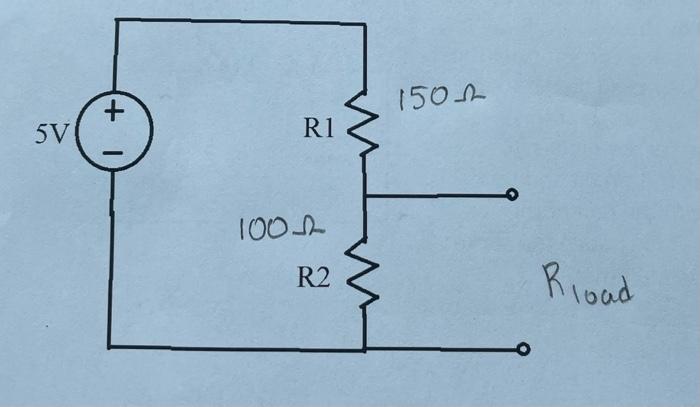Solved Insert a 1kΩ load resistance in parallel with R2. | Chegg.com
