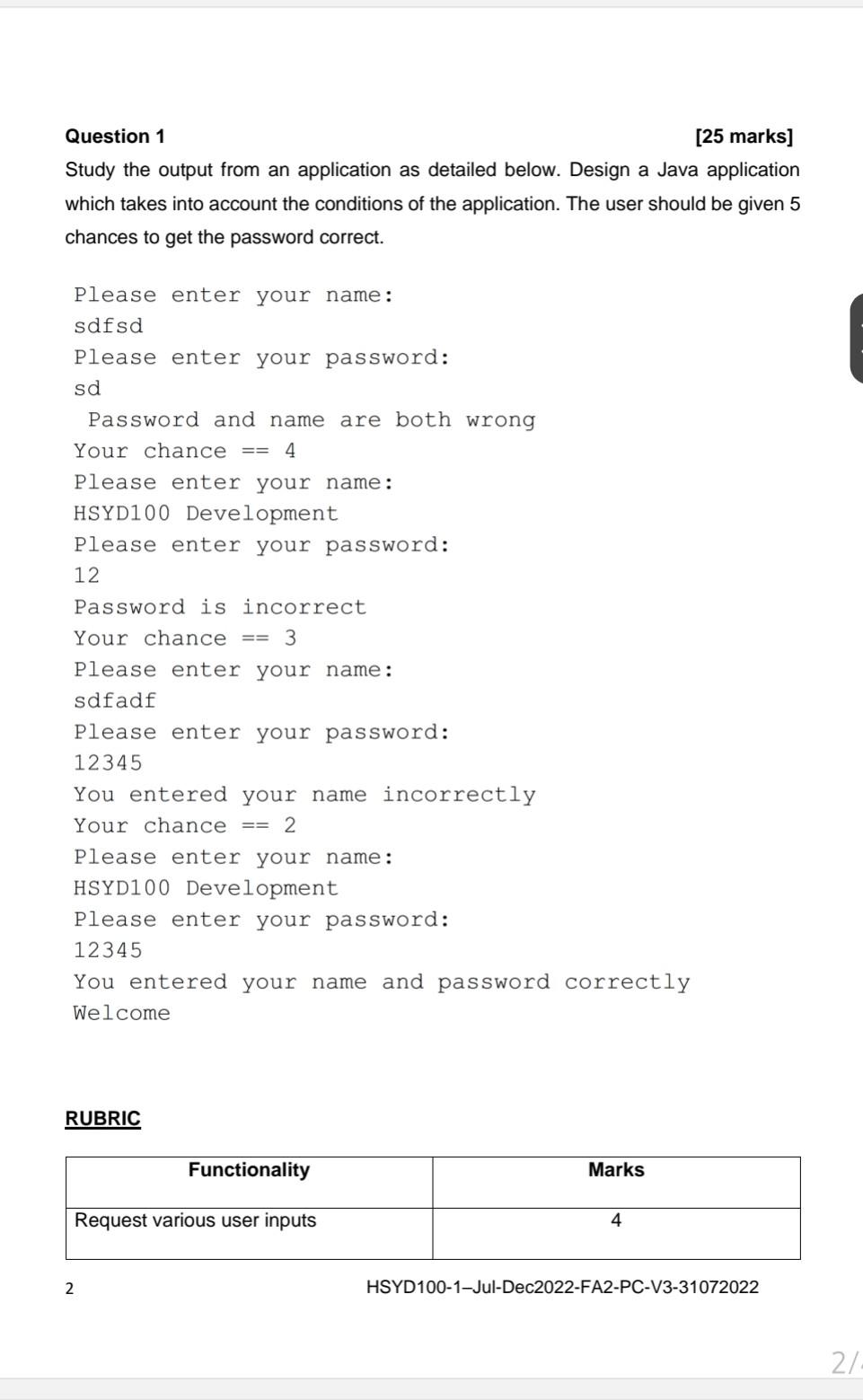 Solved Question 1 [25 marks] Study the output from an | Chegg.com
