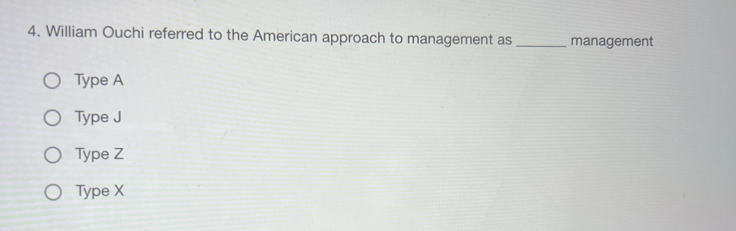 Solved William Ouchi referred to the American approach to | Chegg.com