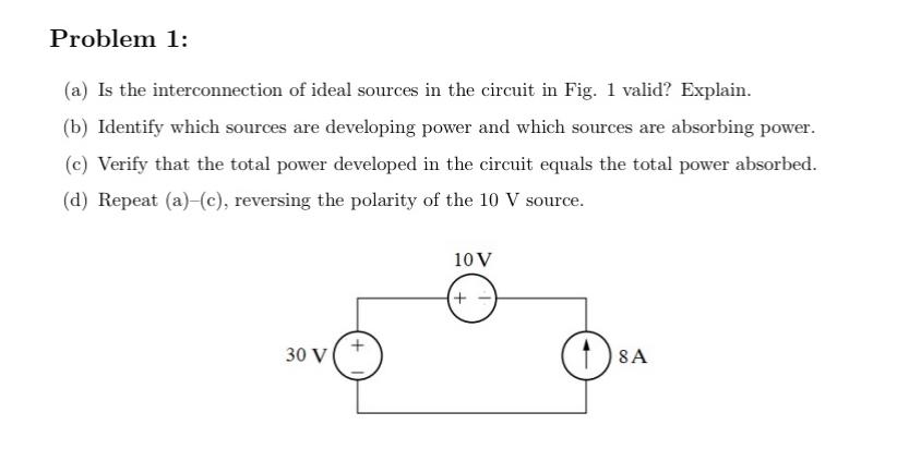 Solved Problem 2.1:(a) ﻿Is the interconnection of ideal | Chegg.com
