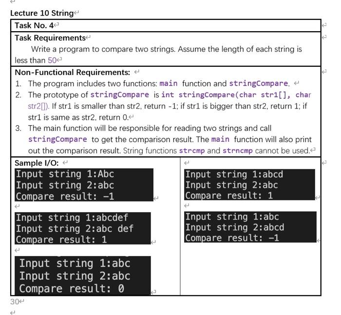 Solved Non-Functional Requirements: 1. The program includes | Chegg.com