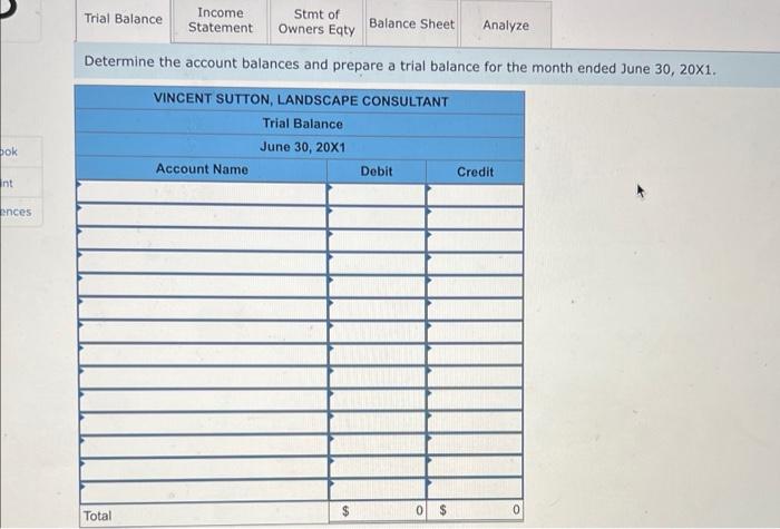 Solved The accountant for the firm owned by Vincent Sutton | Chegg.com