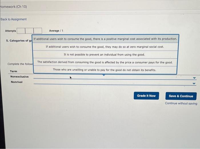 Solved Back to Assignment Continue without saving Back to | Chegg.com