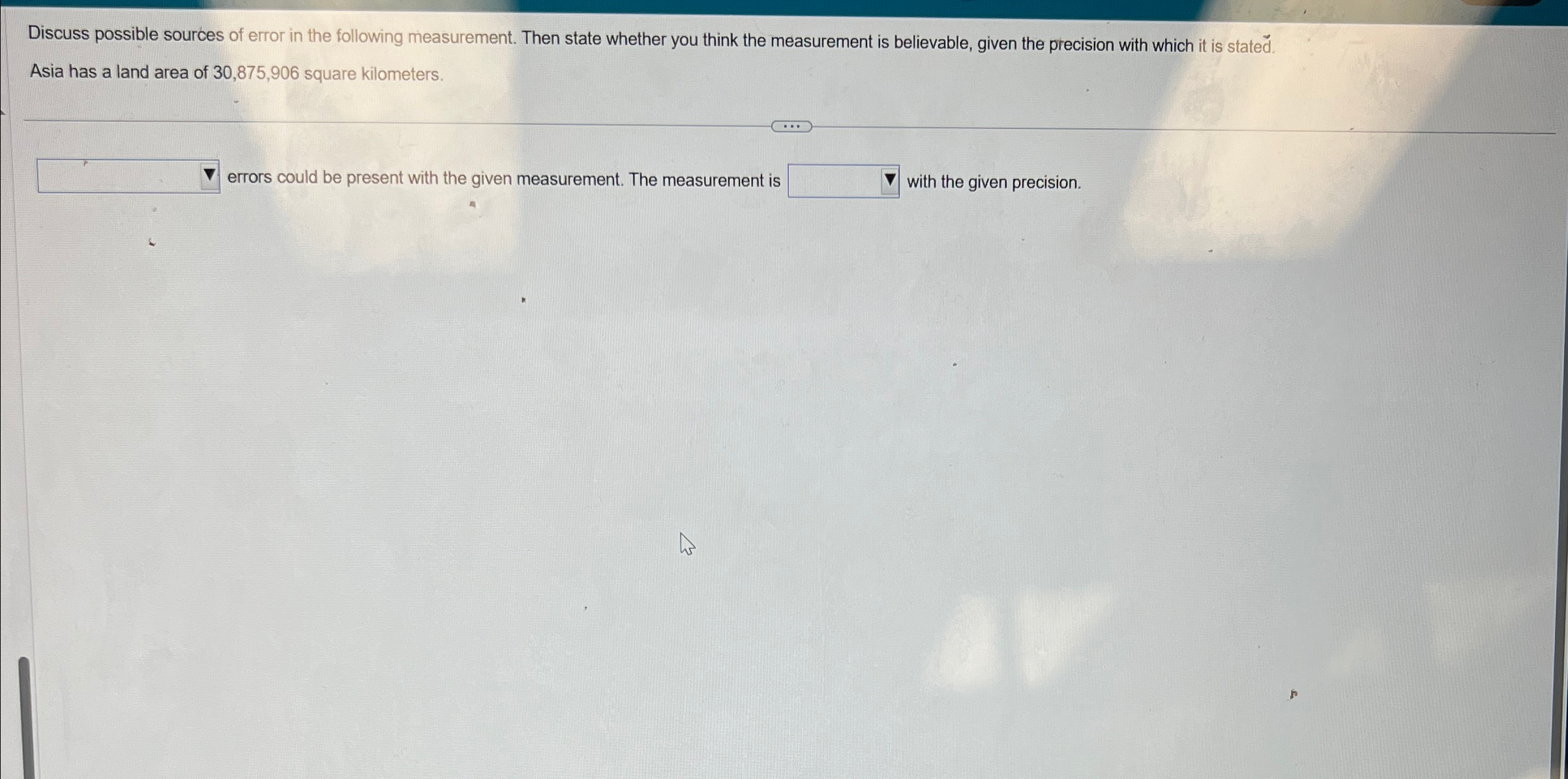 Solved Discuss possible sources of error in the following | Chegg.com
