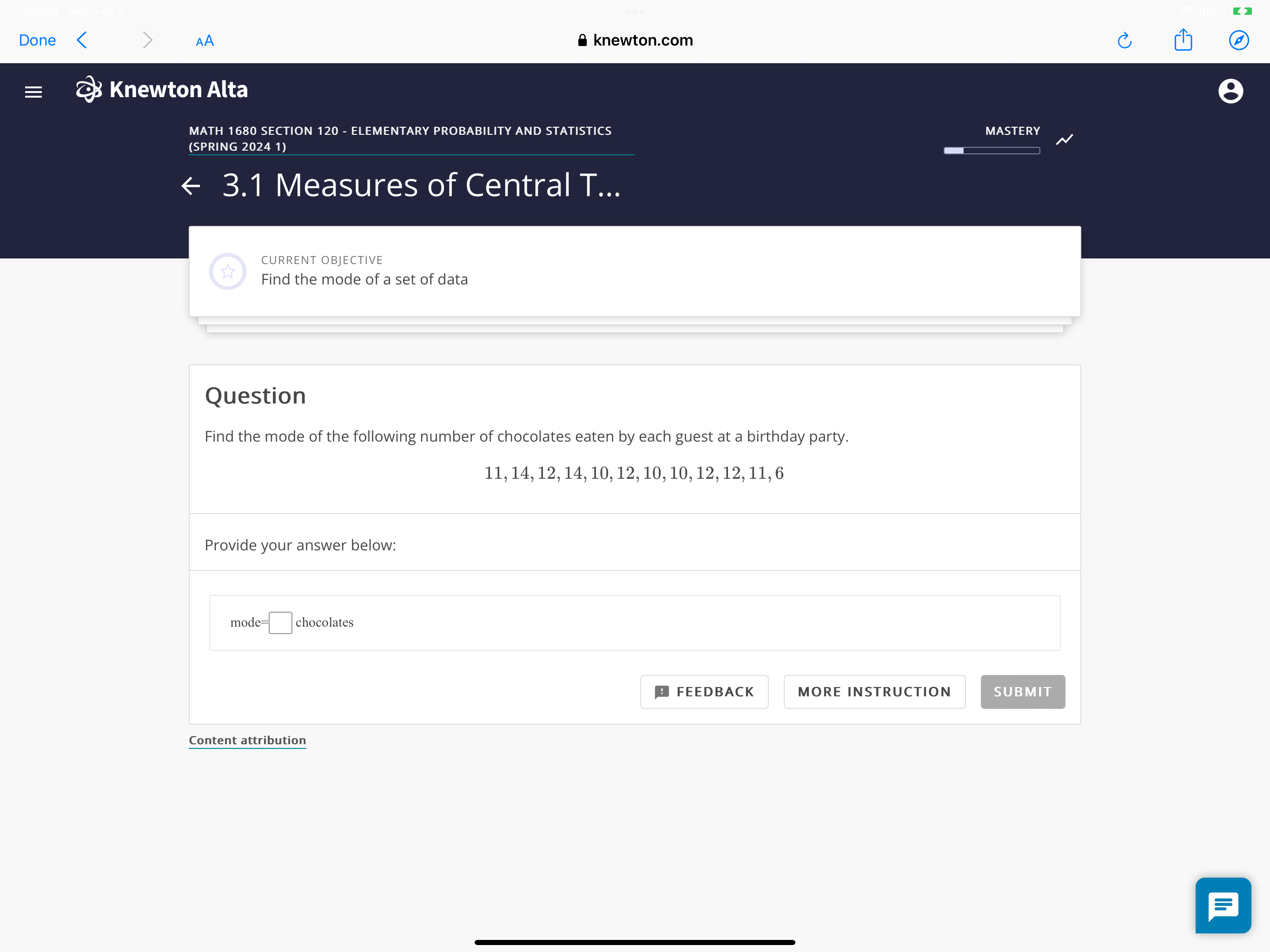 Solved Done -= ﻿Knewton AltaO knewton.comMATH 1680 ﻿SECTION | Chegg.com