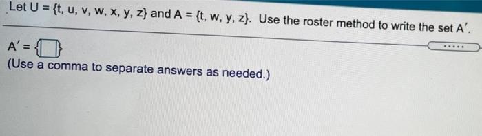 Solved Calculate The Number Of Subsets And Proper Subsets