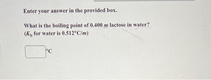 Solved Enter your answer in the provided box. What is the | Chegg.com