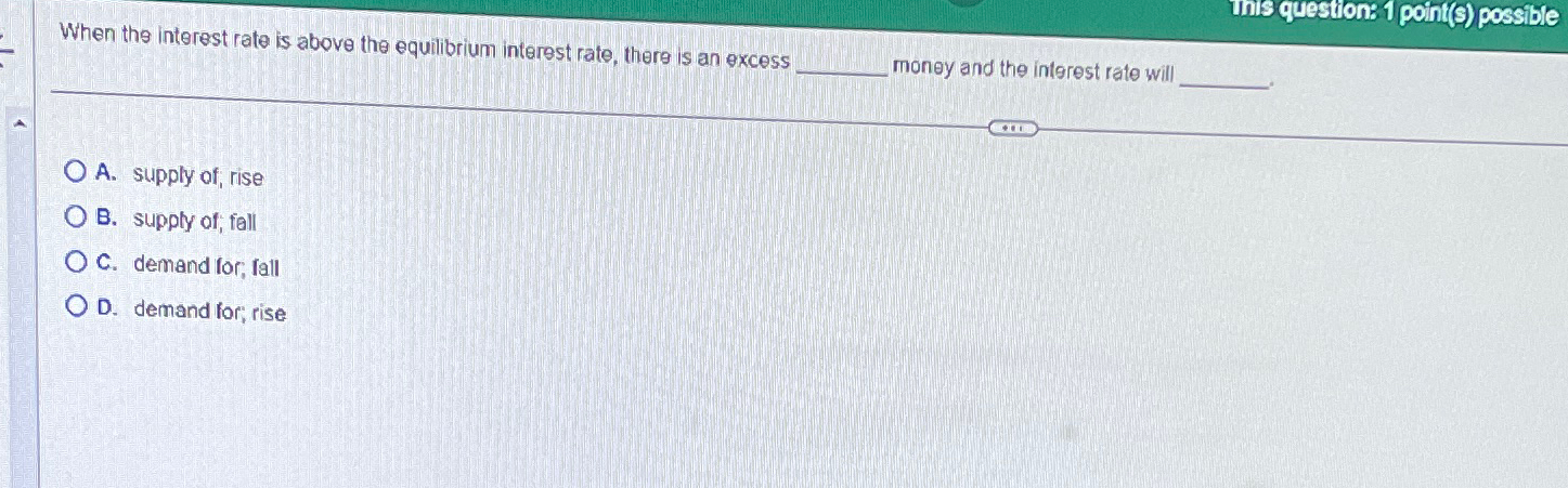 Solved Unis question 1 point(s) possibleWhen the interest | Chegg.com Solved Unis question 1 point(s) possibleWhen the interest | Chegg.com