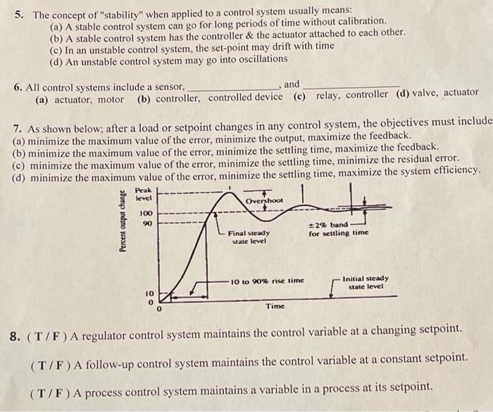 Solved 5. The concept of "stability" when applied to a | Chegg.com