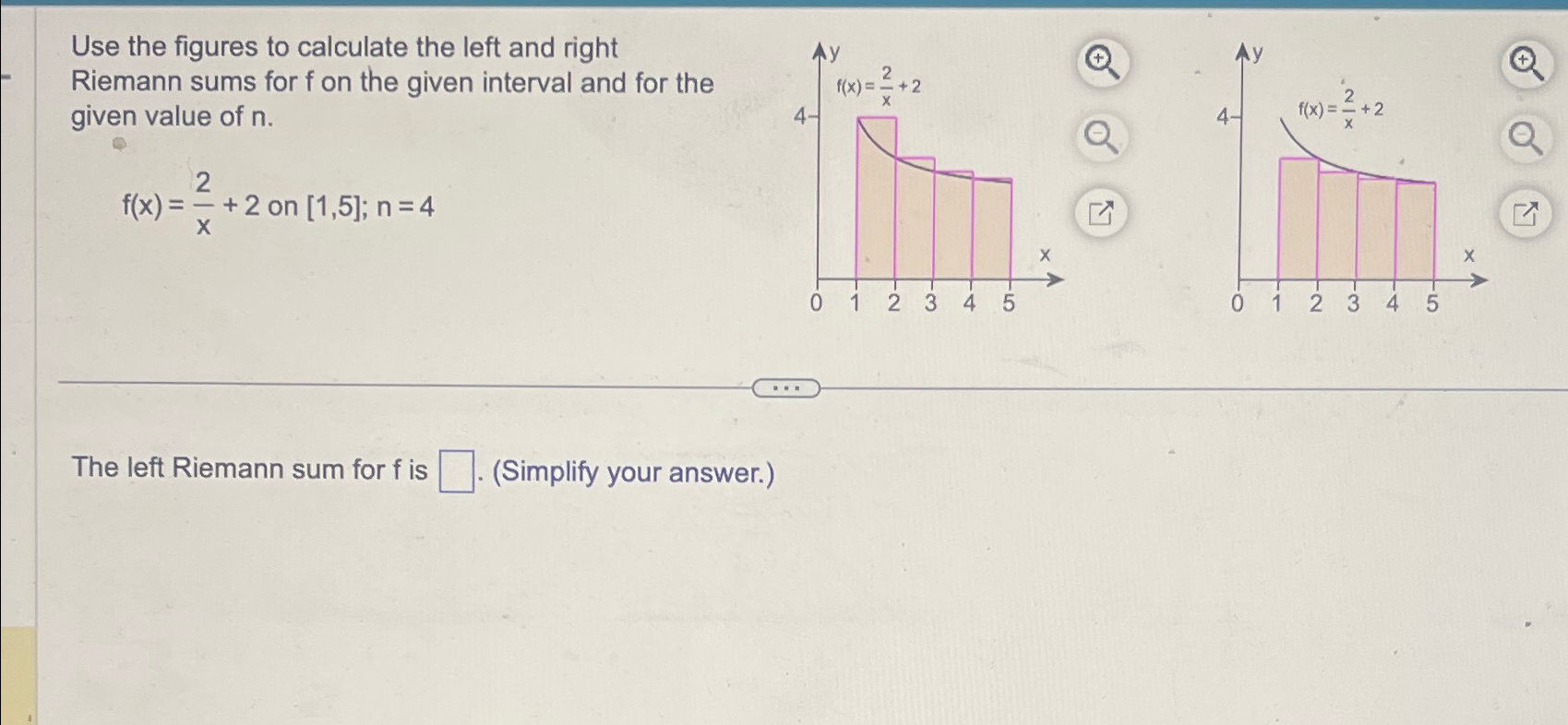 Solved Use the figures to calculate the left and right | Chegg.com