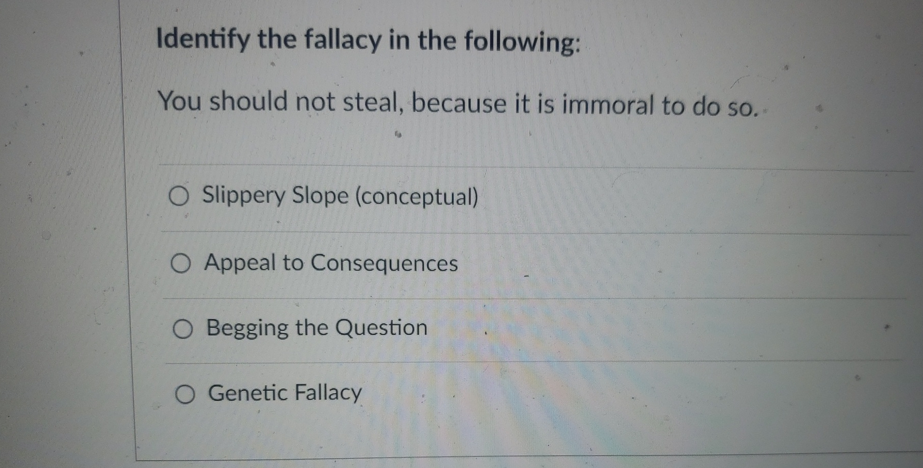 Solved Identify the fallacy in the following:You should not | Chegg.com