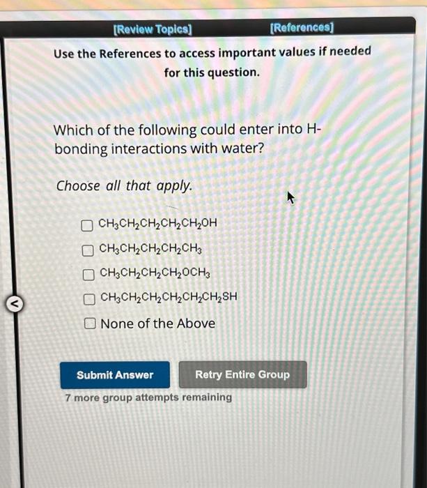 Solved [Review Topics] [References] Use the References to | Chegg.com