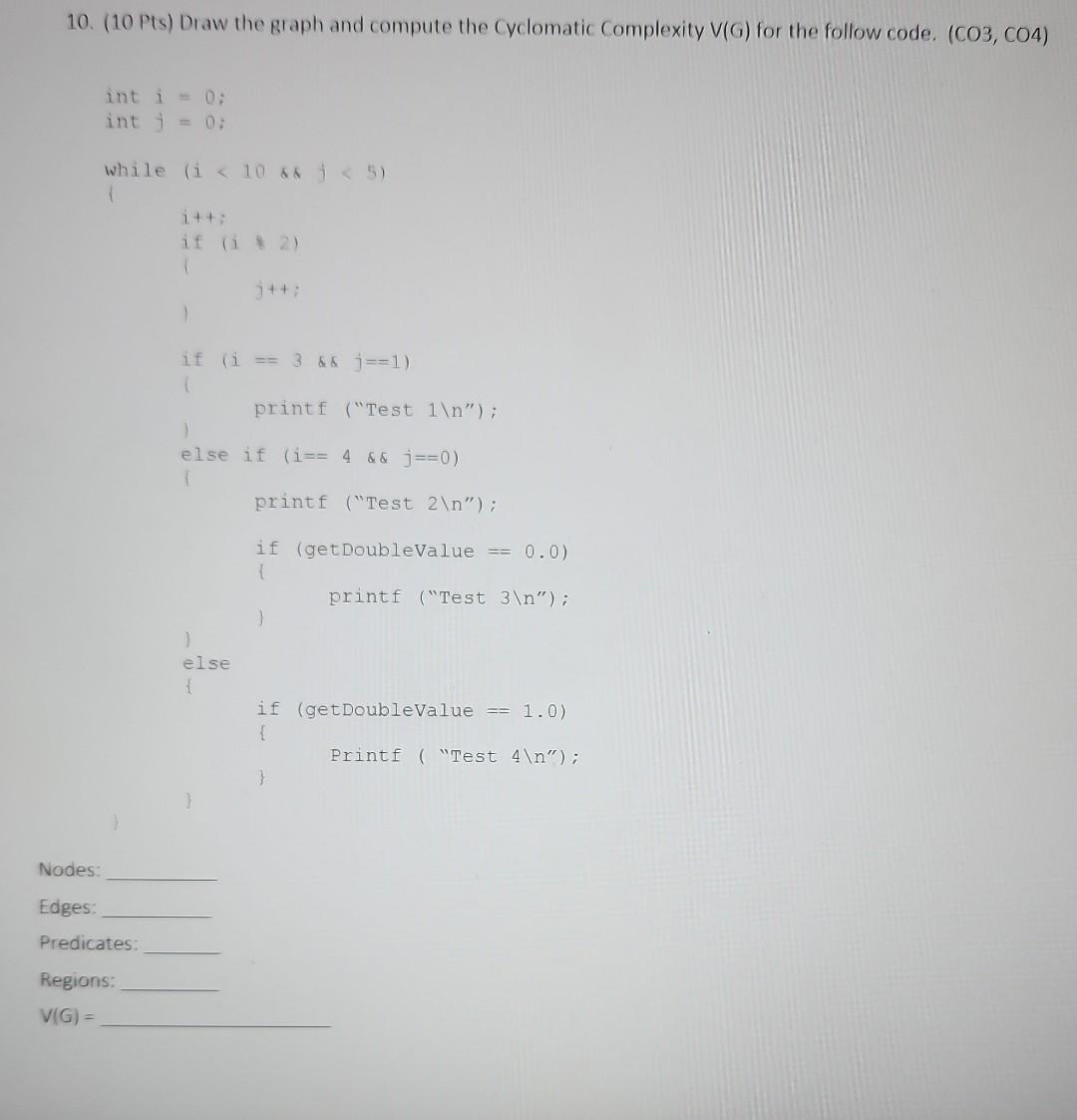Solved 10. (10 P(s) Draw the graph and compute the | Chegg.com
