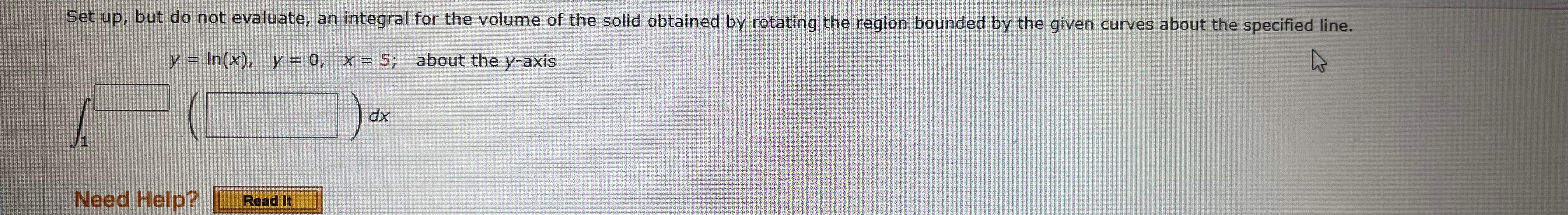 Solved Set up, ﻿but do not evaluate, an integral for the | Chegg.com